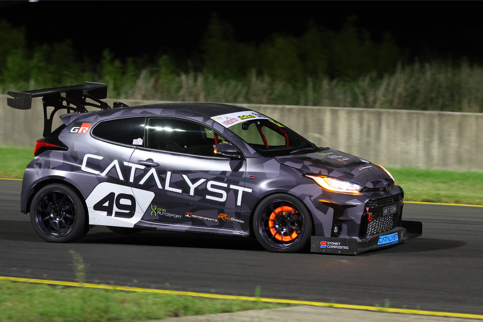 The Crazy Sequential GR Yaris - Wrapped by MRN – Magnet Race Numbers