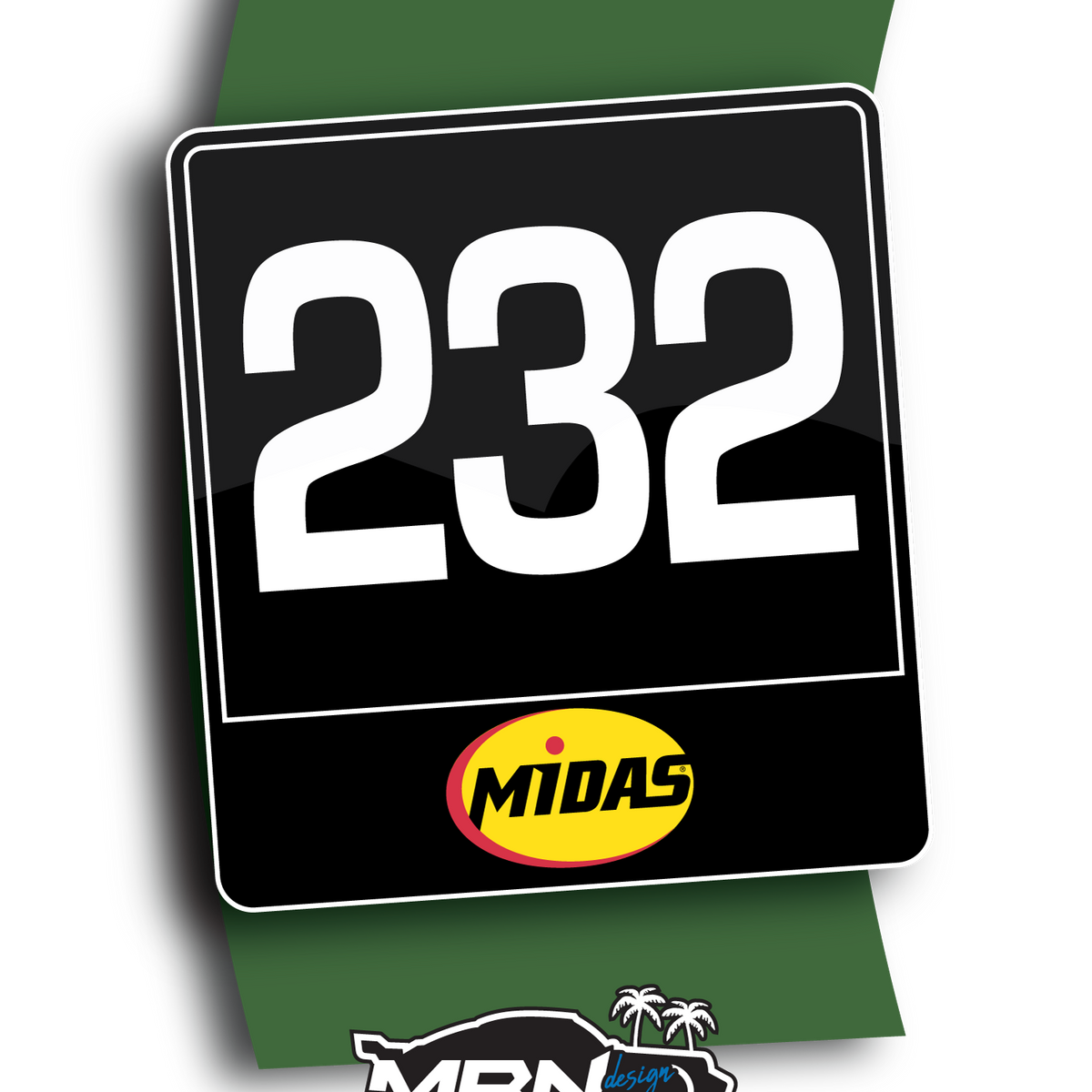 American GT Racing Number Panels – Magnet Race Numbers