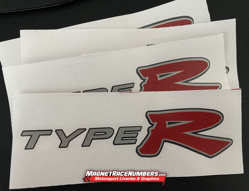 Honda Civic EP3 Type R Side Skirt Decals - Pair – Magnet Race Numbers